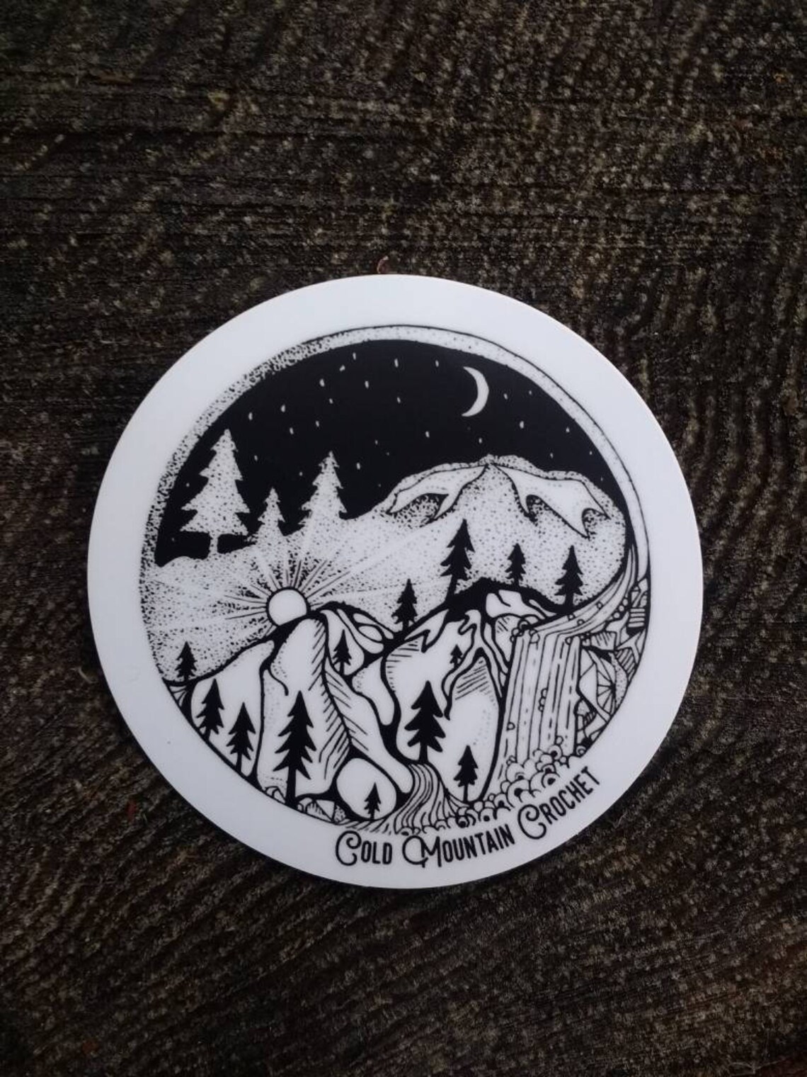 Cold Mountain Sticker | Etsy