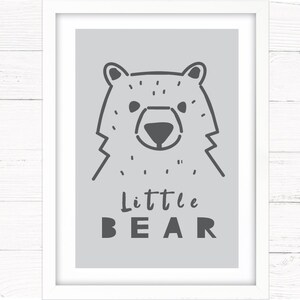 Boys Room Decor Little 'BEAR' Print. Explorer Teepee - Etsy