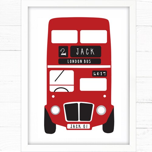 Boys Personalised London Theme Prints. Nursery Decor Wall - Etsy