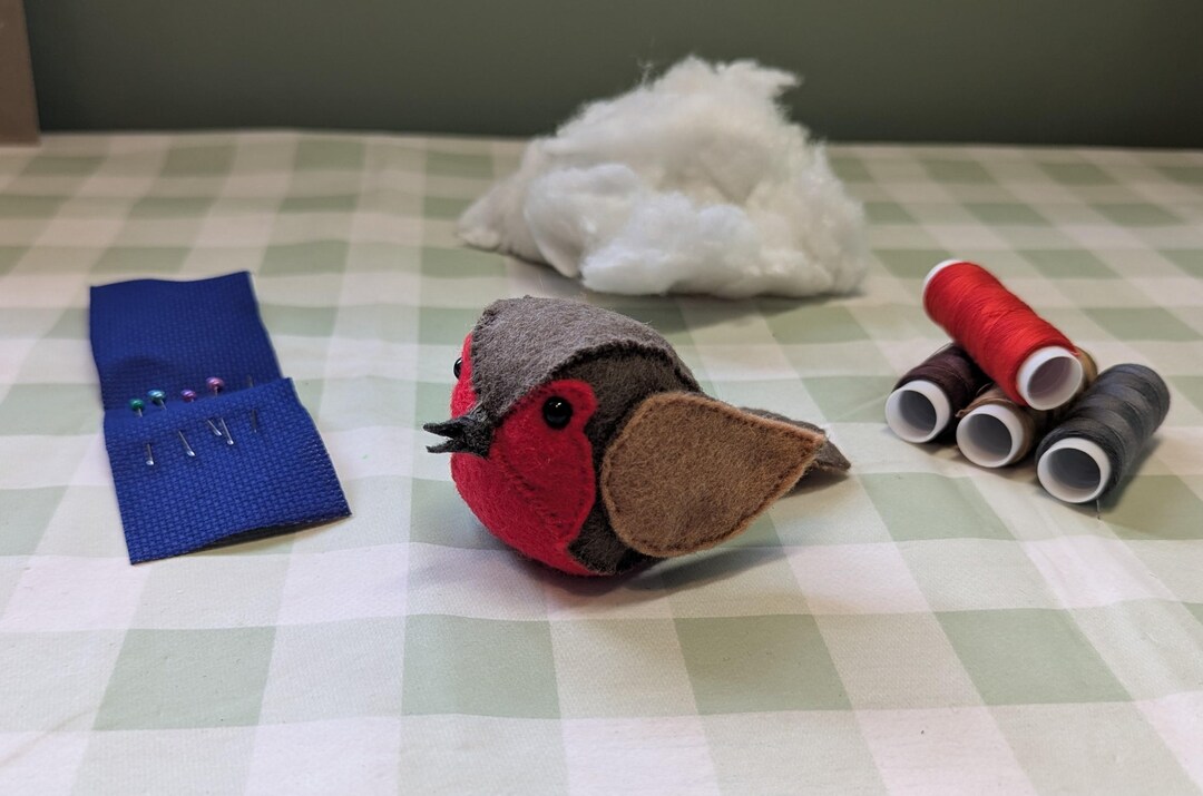 Felt Robin for Beginners: Sewing Pattern PDF and Instructions - Etsy