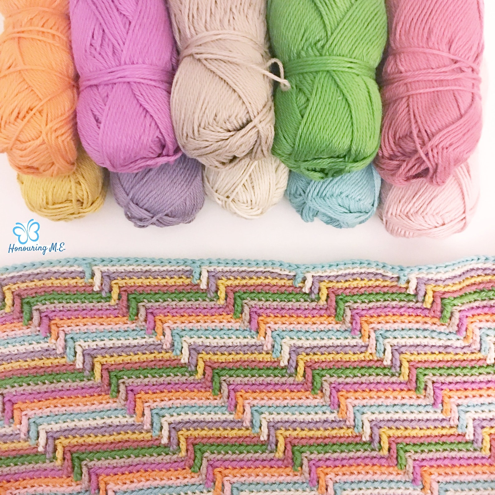 Forever Eileen Crochet Blanket Pattern / Baby Blanket / Throw / Jacob's ...