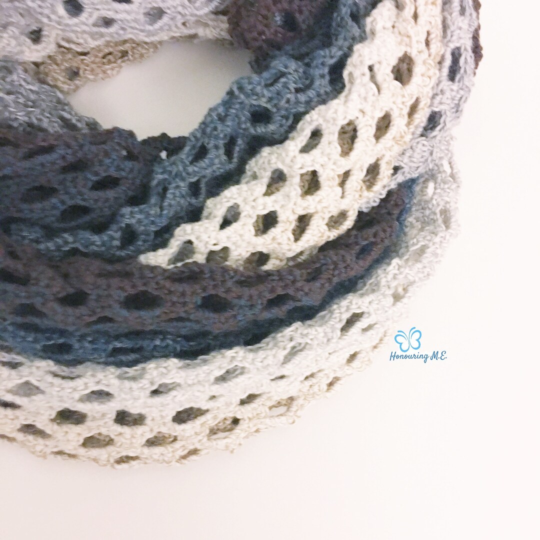 Mesh Whirl Cowl Crochet Pattern / Scheepjes Whirl / Scarf / Infinity ...