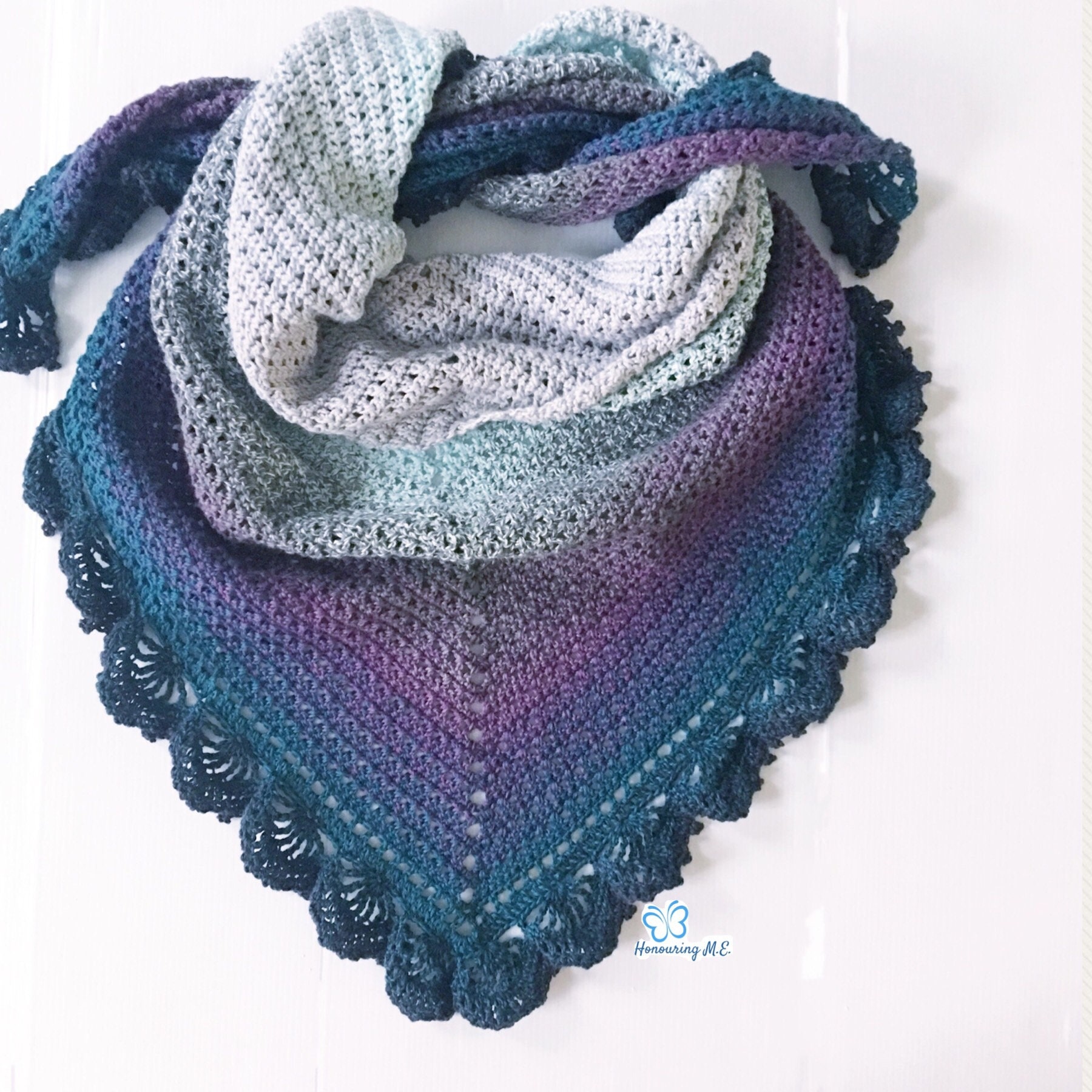Amethyst Whirl | Scheepjes Whirl | Whirl Pattern | Crochet Scarf ...