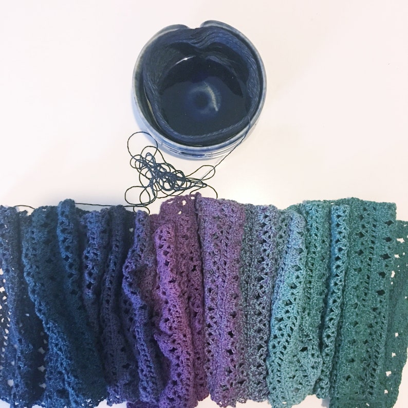 Aztec Whirl Crochet Scarf Pattern Whirl Pattern Infinity - Etsy