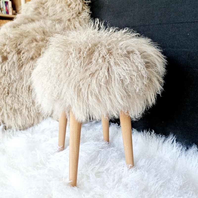 Fur Stool - Etsy