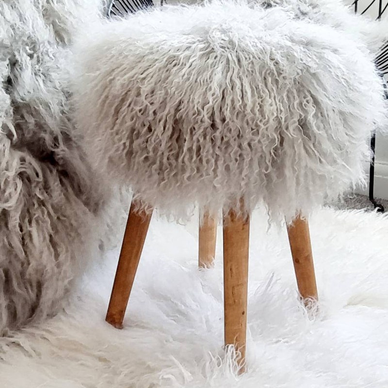 Fur Stool - Etsy