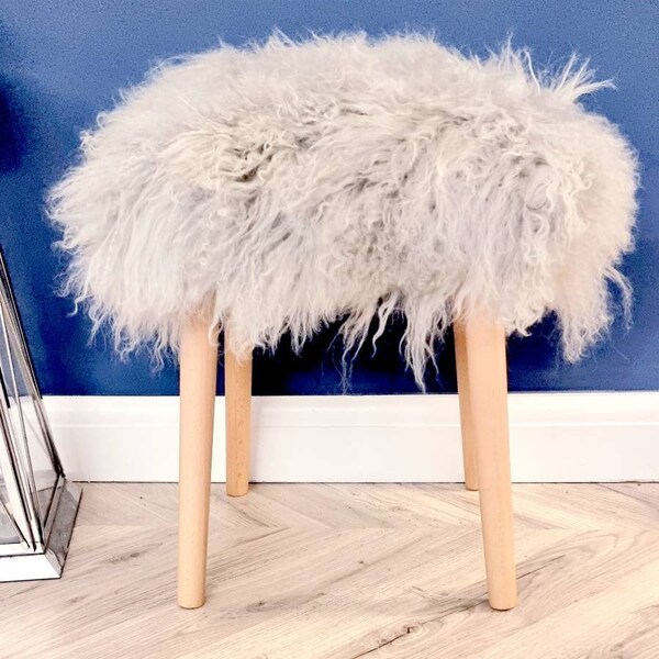 Fur Stool - Etsy