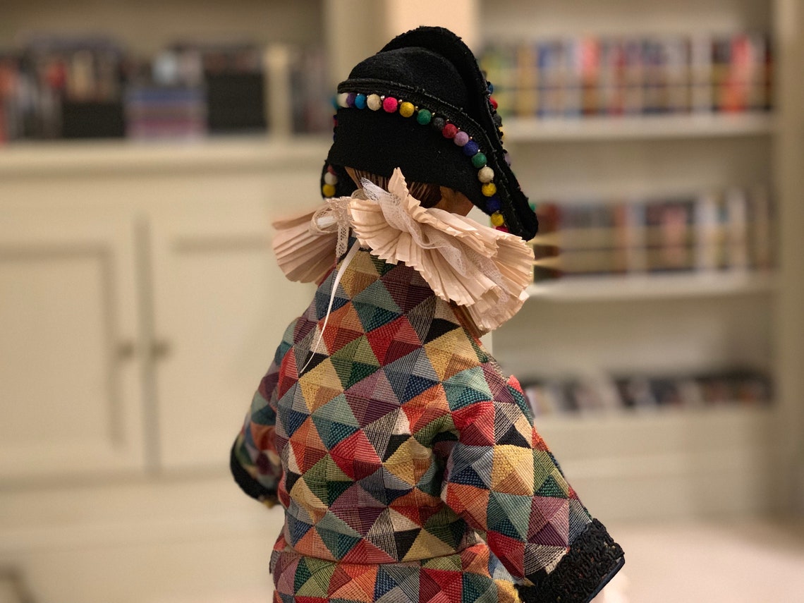 Glove Wooden Puppet Puncinello. Wooden Marionette Punch. Punch Art Doll ...