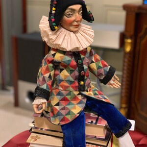 Glove Wooden Puppet Puncinello. Wooden Marionette Punch. Punch Art Doll ...