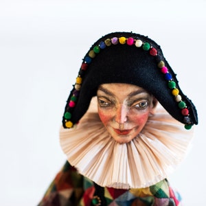 Glove Wooden Puppet Puncinello. Wooden Marionette Punch. Punch Art Doll ...