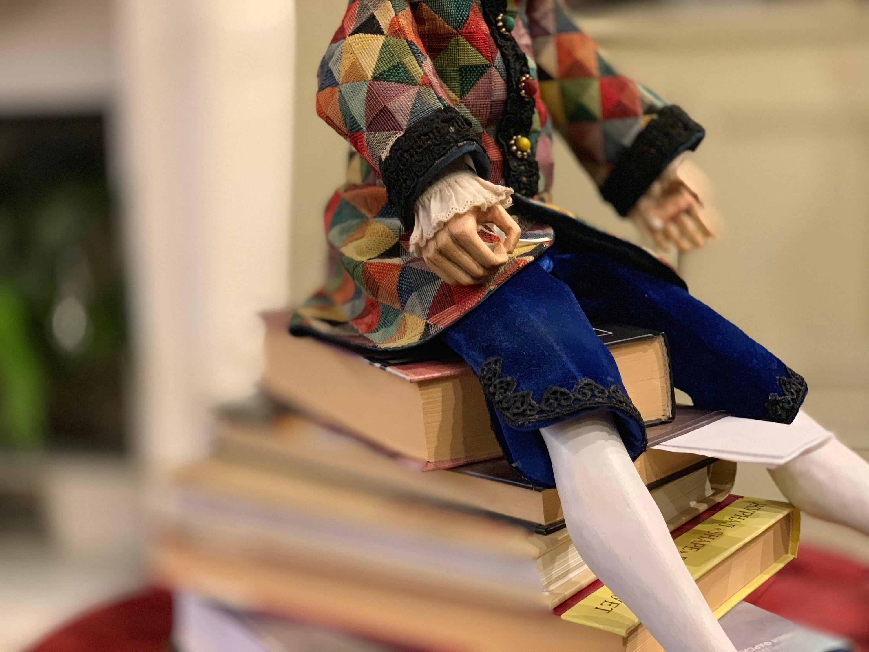 Glove Wooden Puppet Puncinello. Wooden Marionette Punch. Punch Art Doll ...