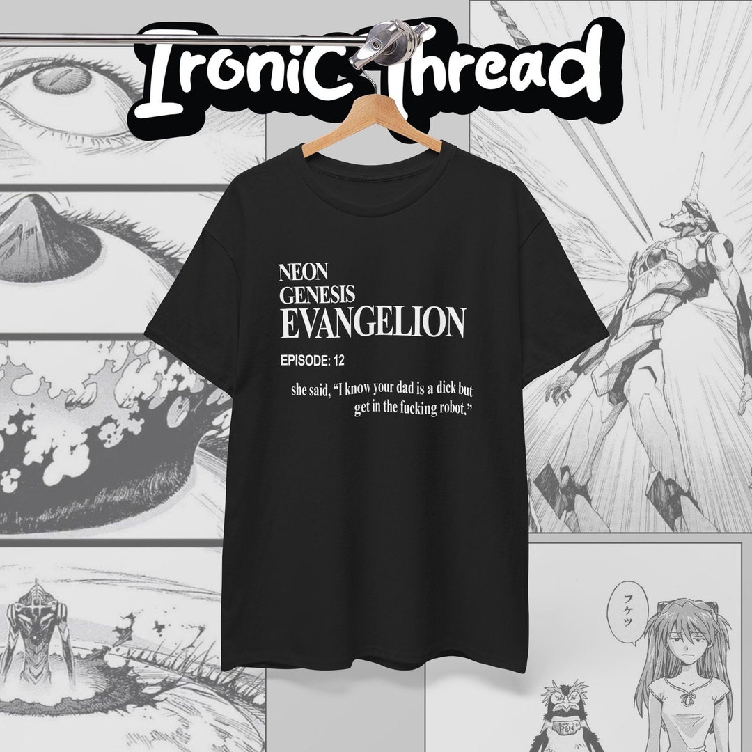 Neon Genesis Evangelion Shirt, Funny Anime T-shirt, Manga T-shirt ...