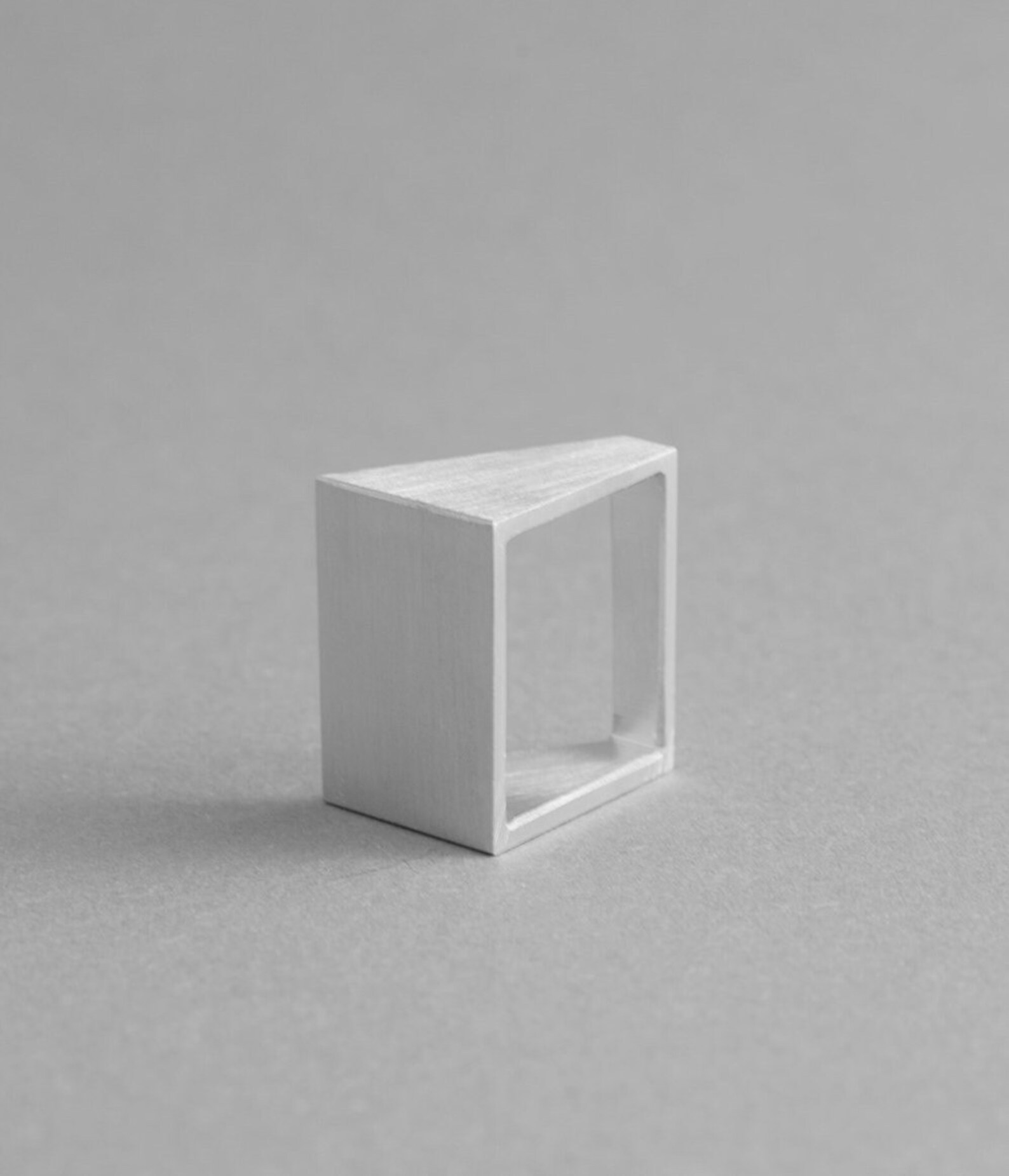 Handmade Aluminum Pyramid Ring: Lightweight Geometric Jewelry - Etsy