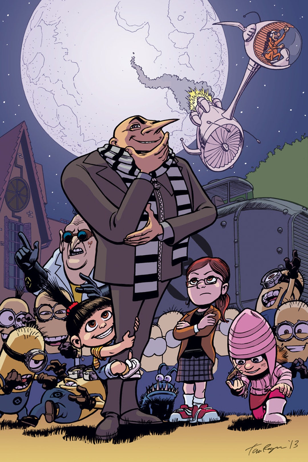 Despicable Me 11x17" Print - Etsy