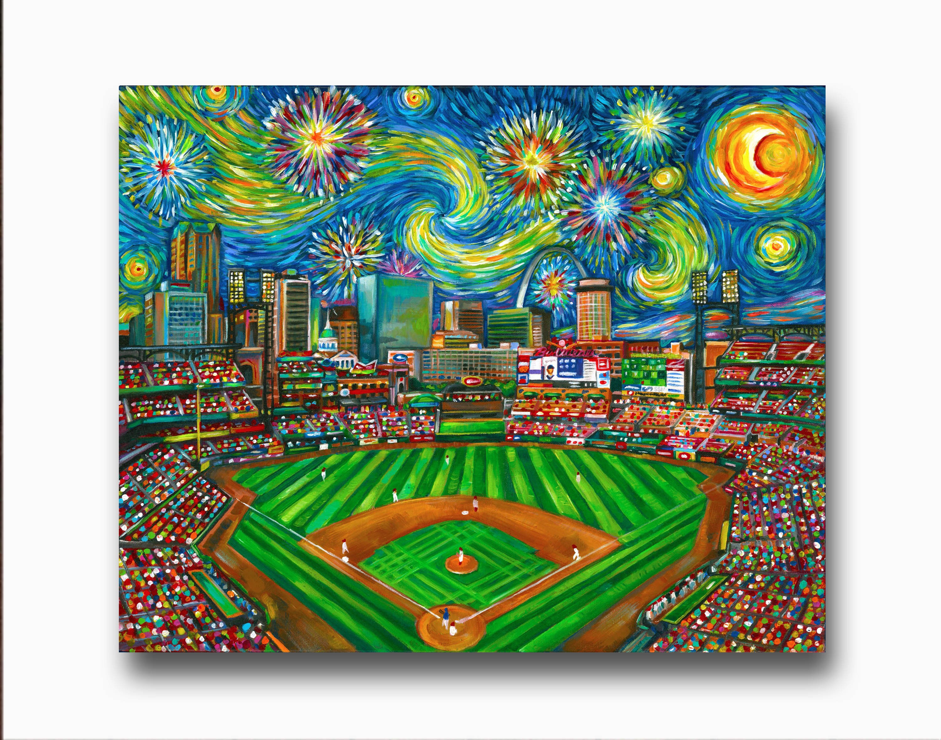 Busch Stadium At Night Large