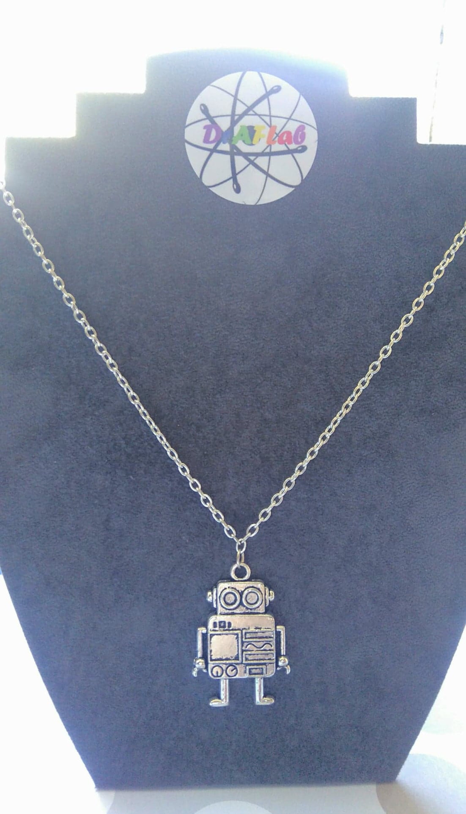 ROBO-HELEN Chunky Robot Chain Necklace | Etsy
