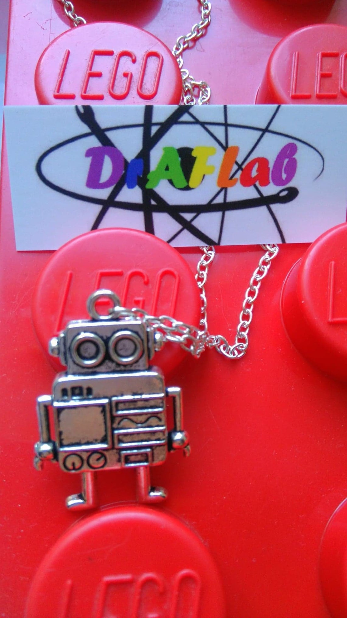 ROBO-HELEN Chunky Robot Chain Necklace | Etsy