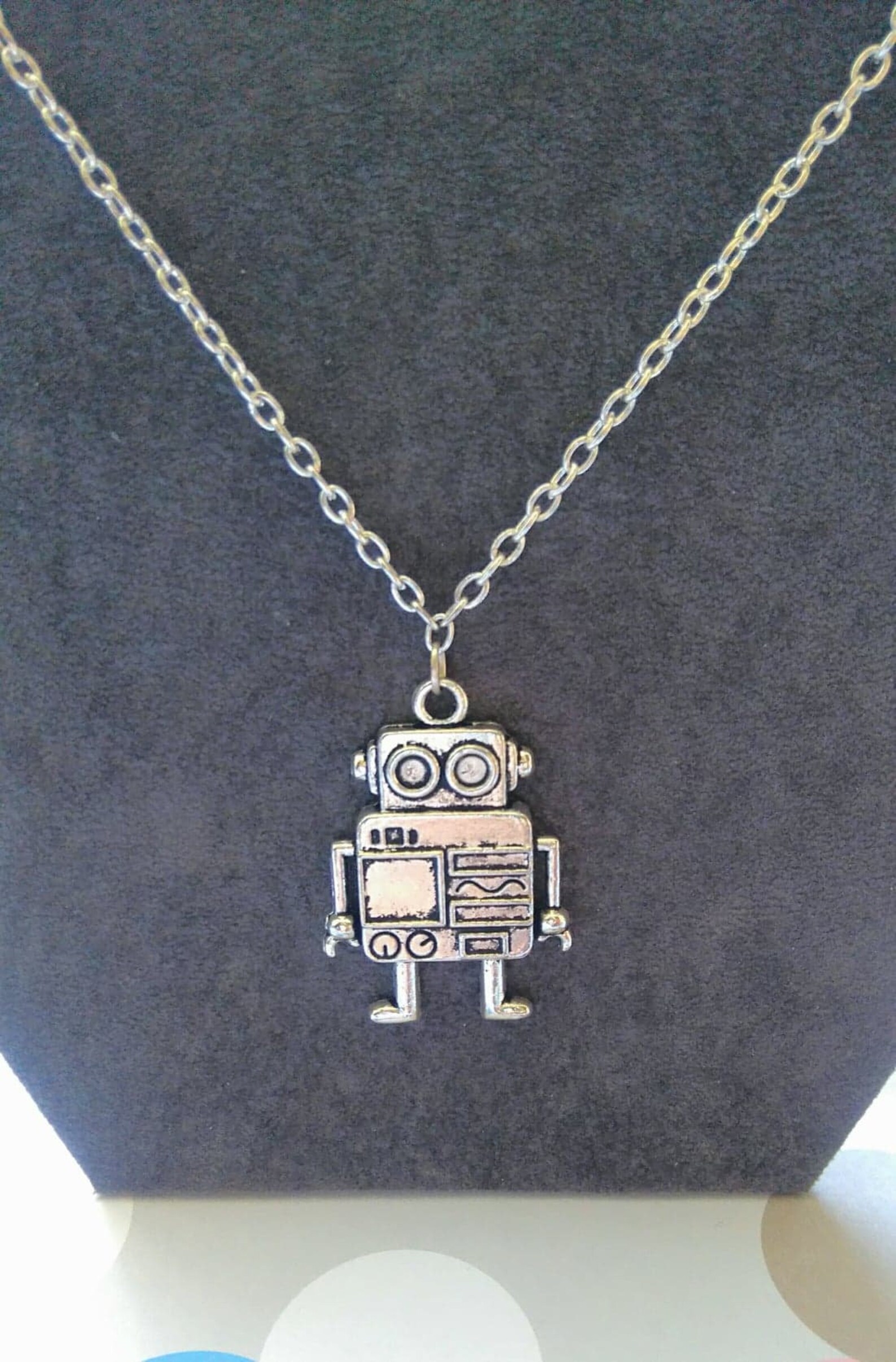 ROBO-HELEN Chunky Robot Chain Necklace | Etsy