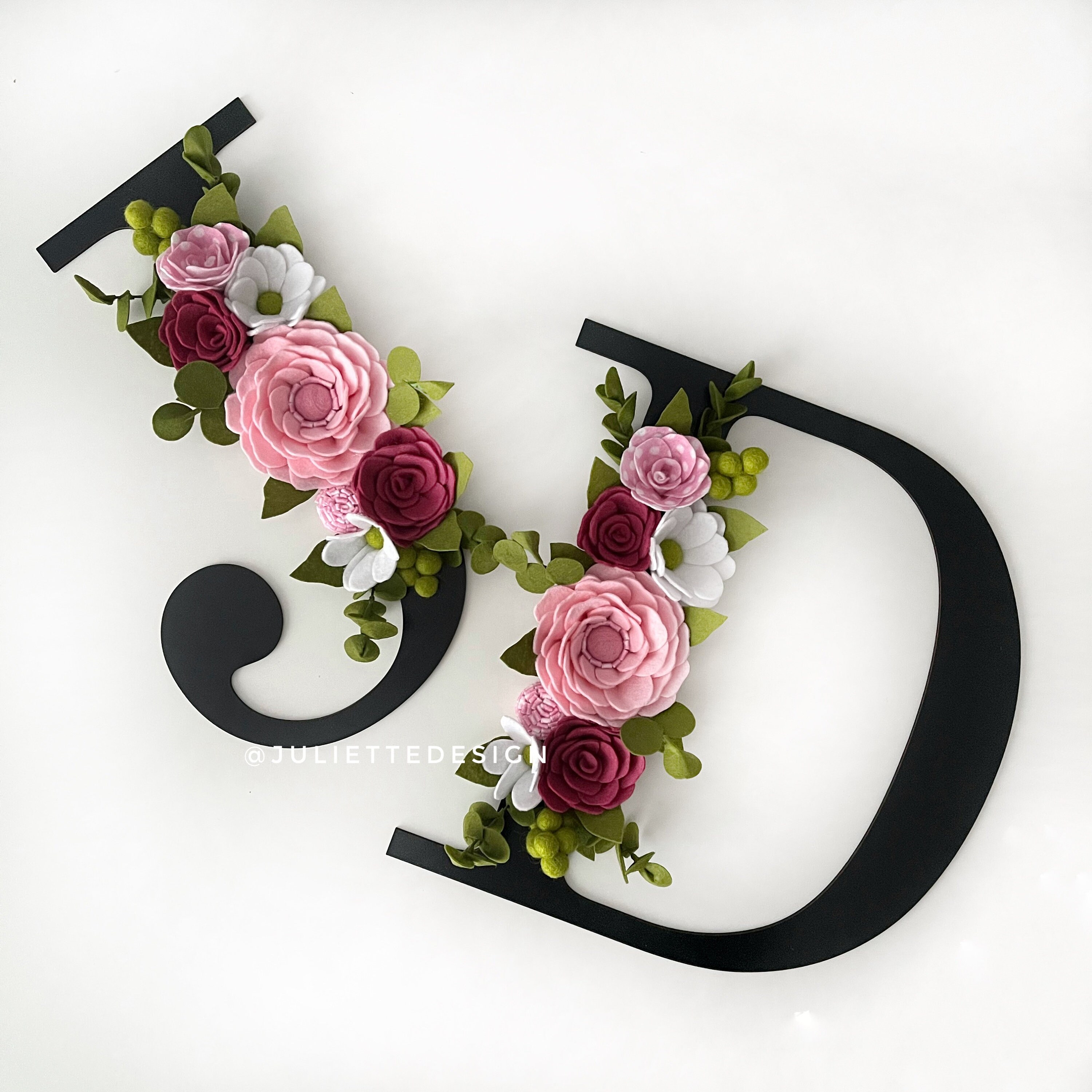 Personalized Floral Letter Custom Flower Letter for Nursery | Etsy