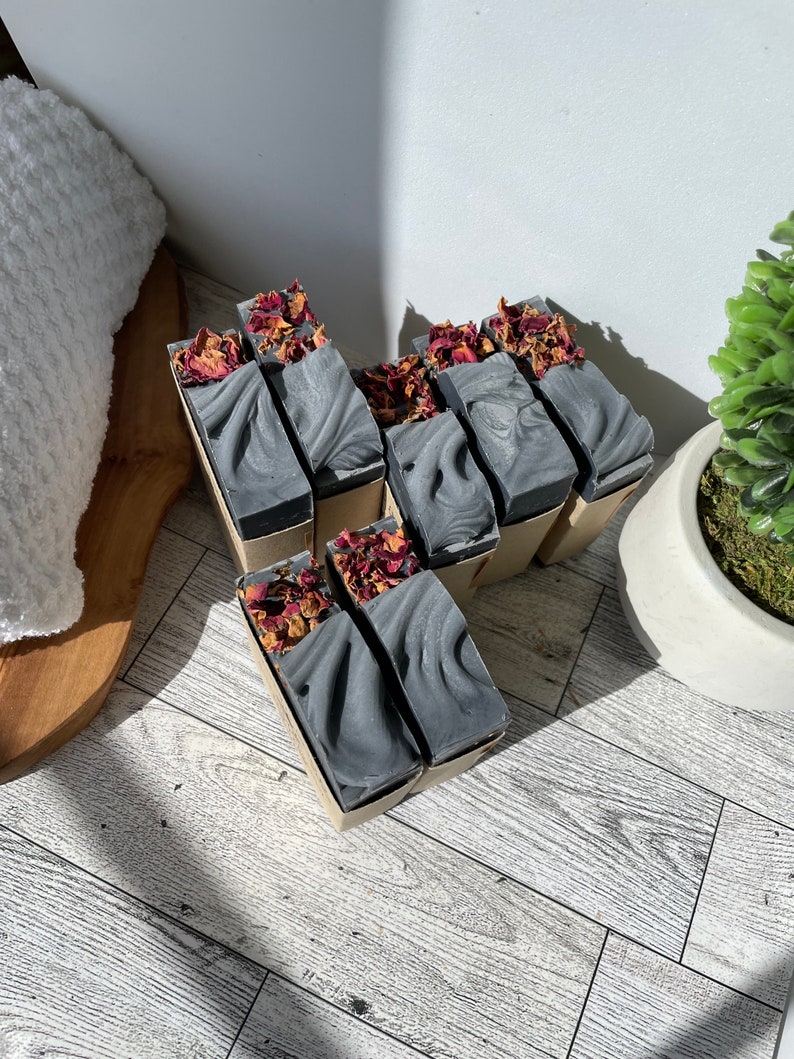 Activated Charcoal and Tea Tree Handmade Soap, Rustic Soap, Jabones ...