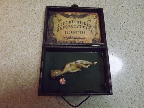 Voodoo Amulet Chicken Foot in wood box Magic Witchcraft Occult | Etsy
