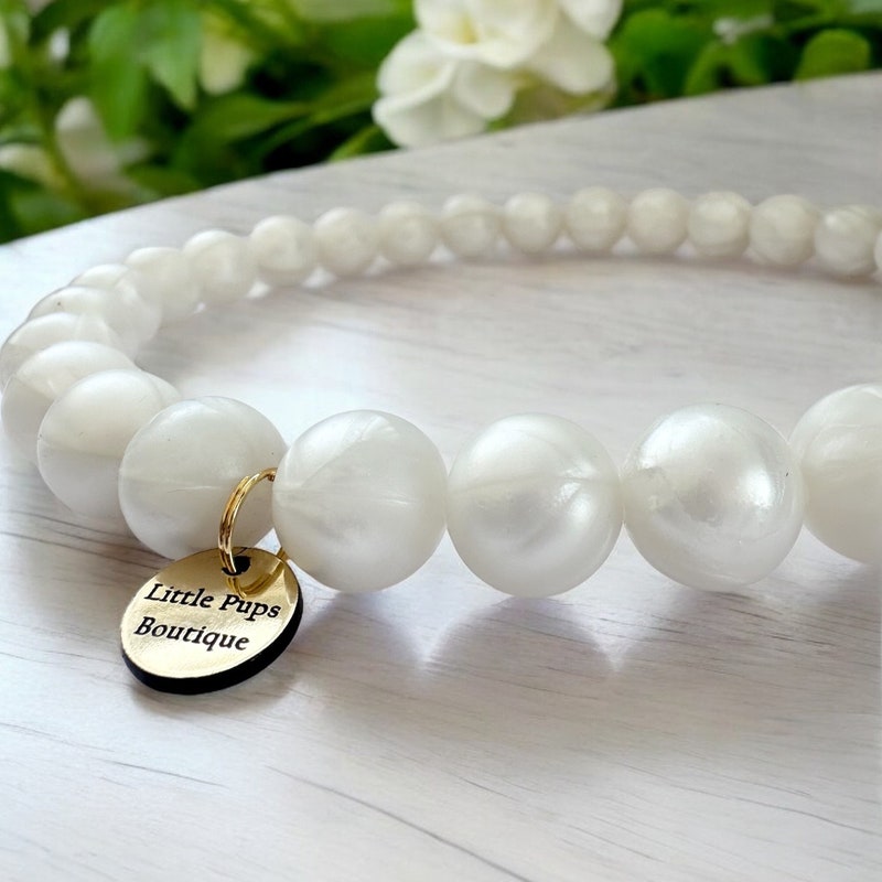 Pearl Dog Collar - Etsy