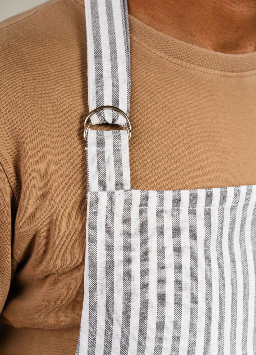 100% Cotton Bistro Stripe Kitchen Apron Collection – Timeless Style for ...