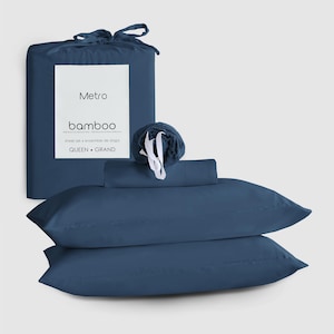 100% Bamboo Sheet Set: Silky Soft, Hypoallergenic, Oeko-tex Certified ...