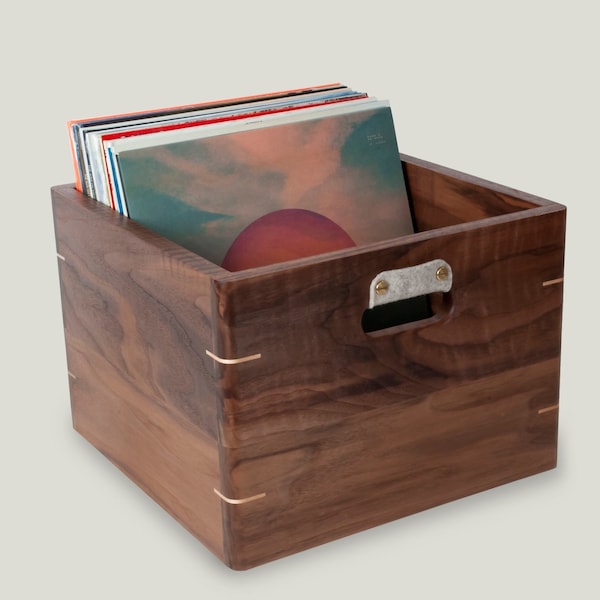 Record Crate - Etsy