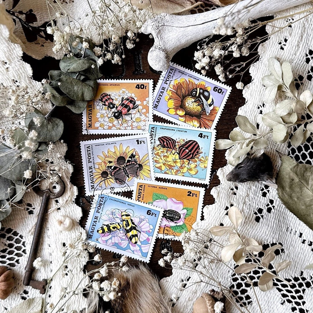 Vintage Insect Stamps – No. 02, Hungary 1980, Natural History, Animal ...