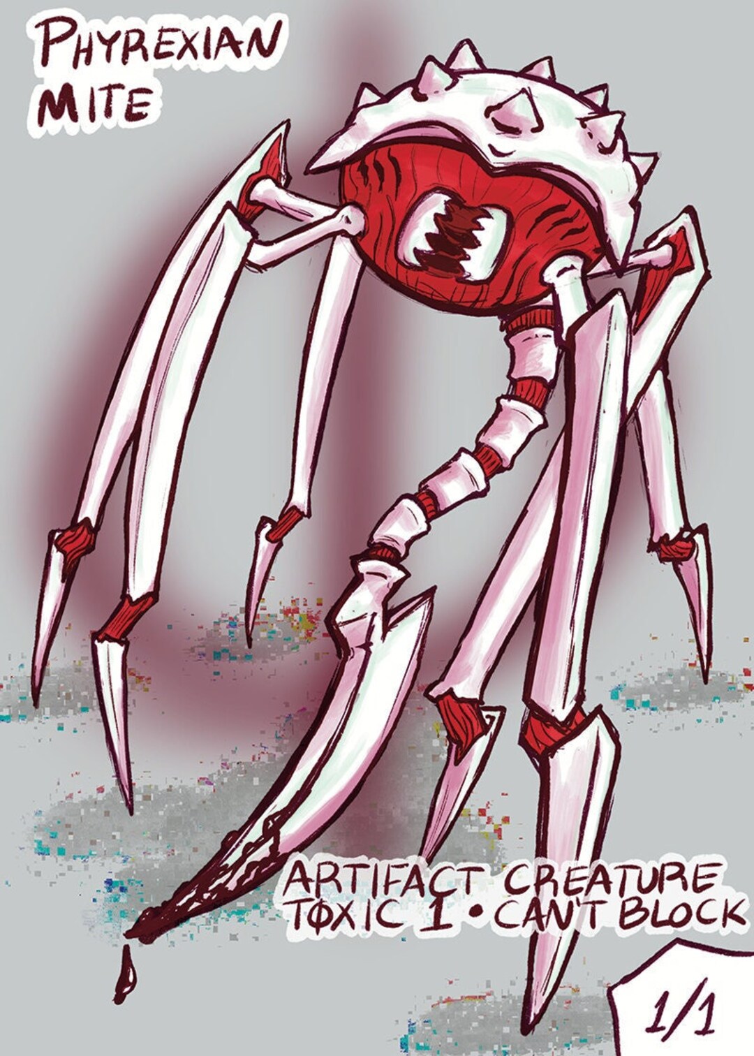 5 Phyrexian Mite Tokens - Etsy