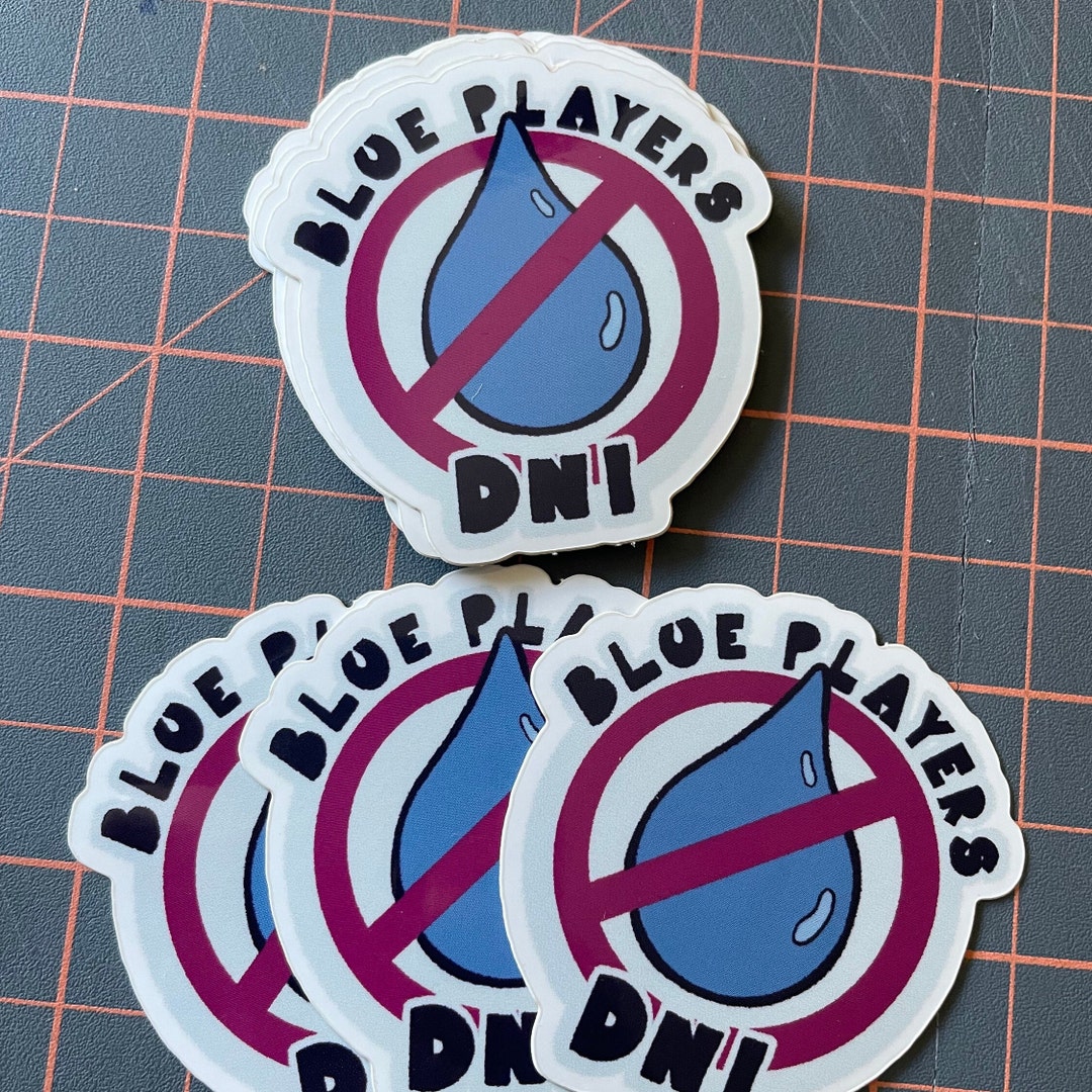 Blue Player DNI - MTG Sticker - Etsy