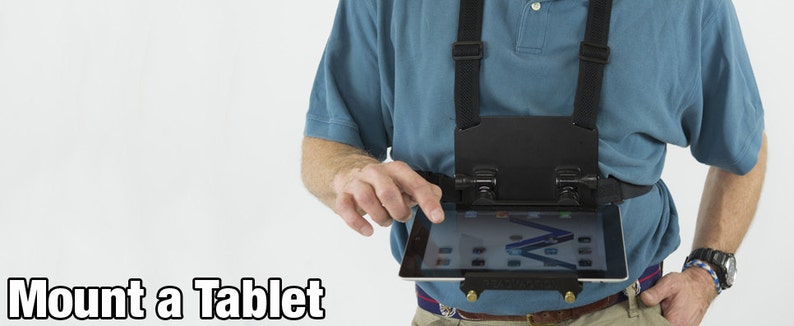 READYACTION Office XL Pro - Tablet Chest Harness for iPad Pro 12.9 and ...