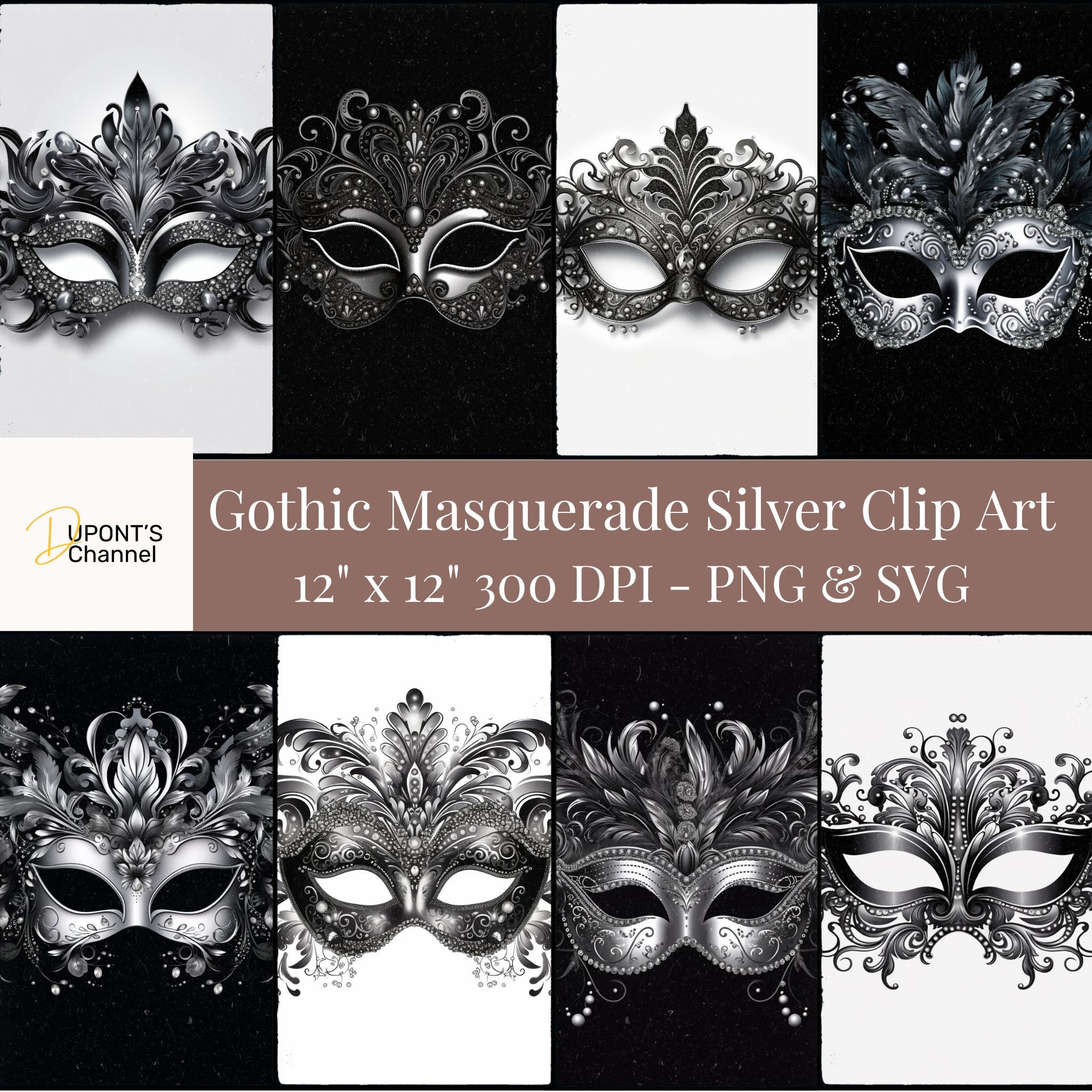 Gothic Masquerade Art