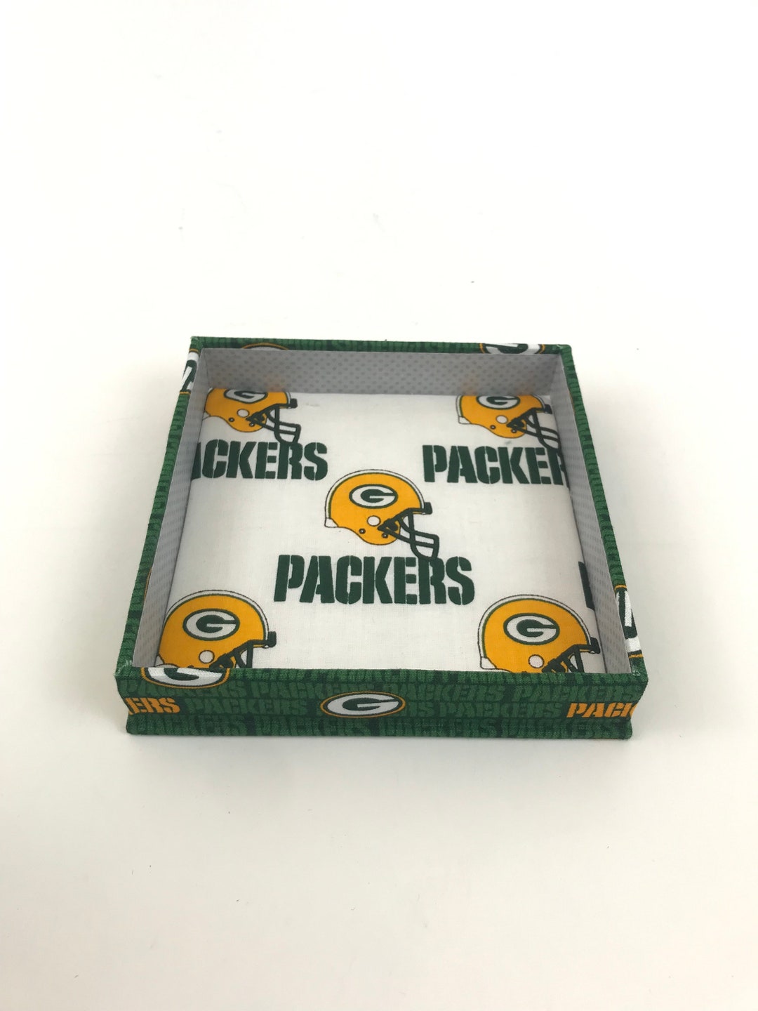 Catchall Tray (square) Made With Green Bay Packers Fabric - Etsy