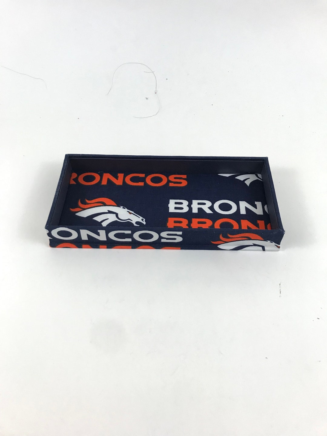 Catchall Tray long Rectangle Made With Denver Broncos Fabric - Etsy