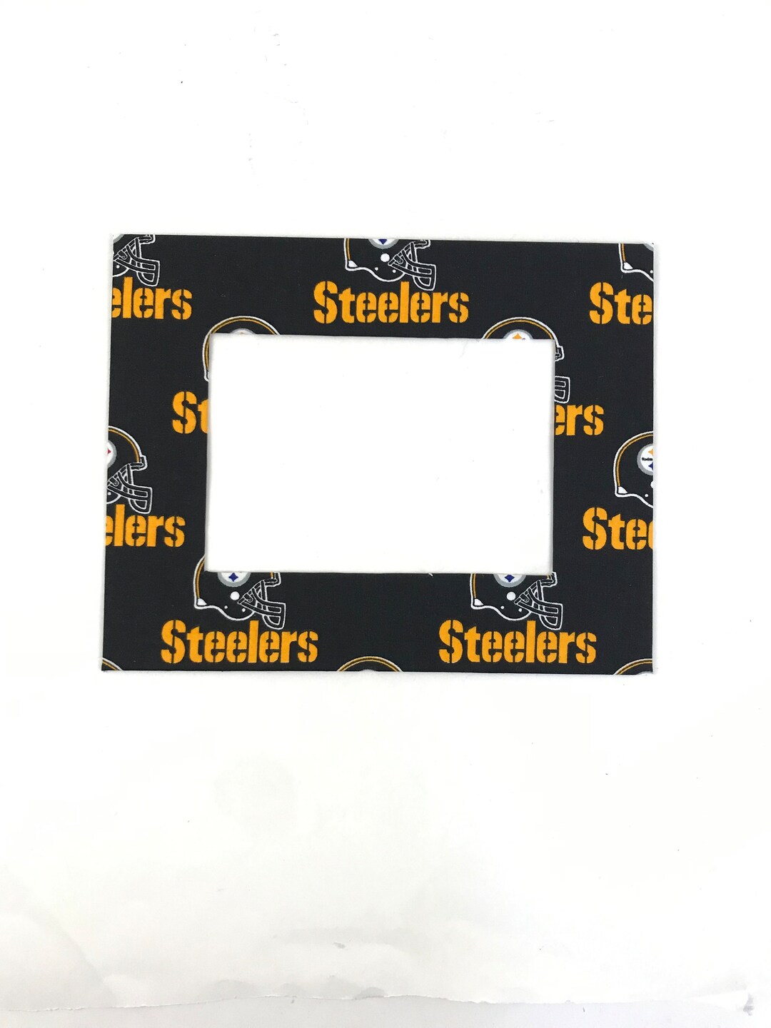 Sports Fan Photo Mat Made With Pittsburgh Steelers Fabric Mat Only does ...