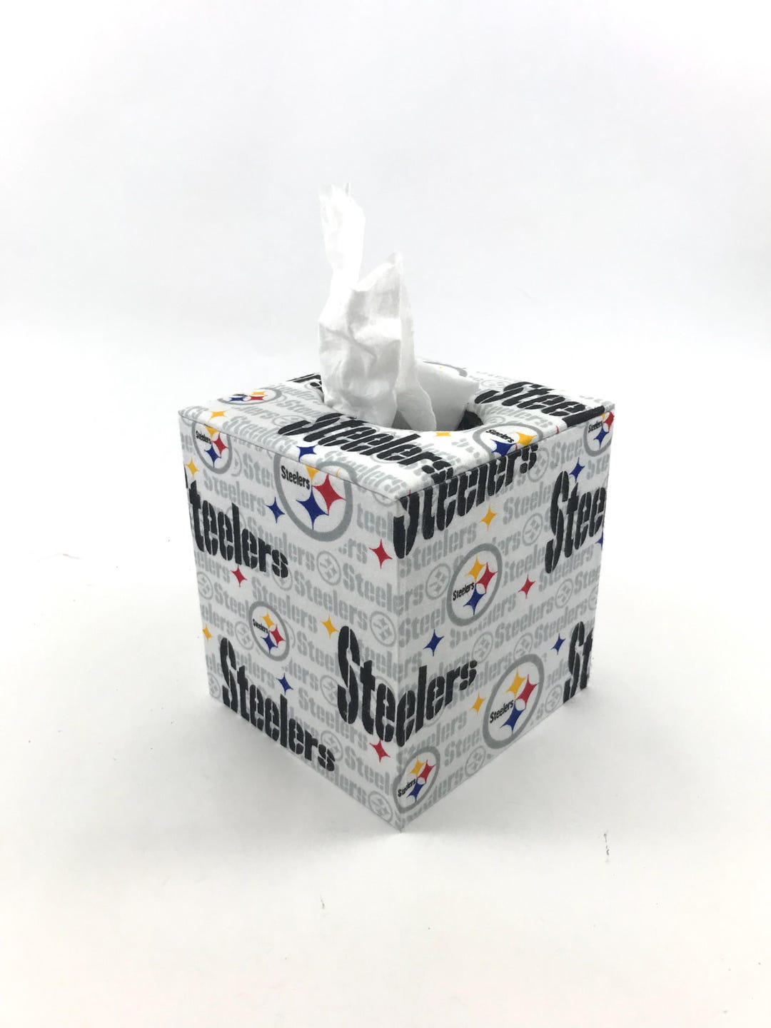 Tissue Box Cover Made With Pittsburgh Steelers Fabric - Etsy