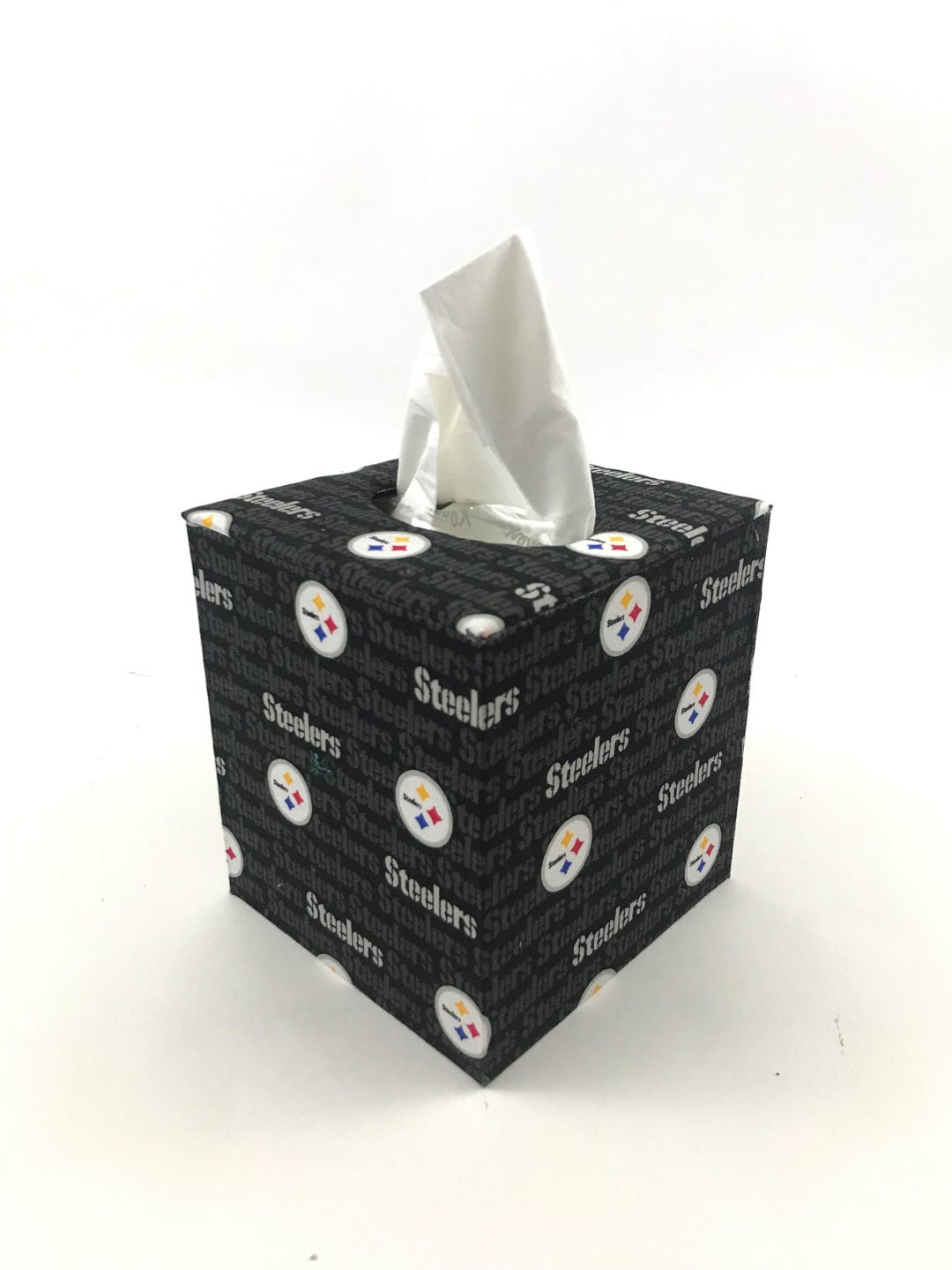Tissue Box Cover Made With Pittsburgh Steelers Fabric - Etsy