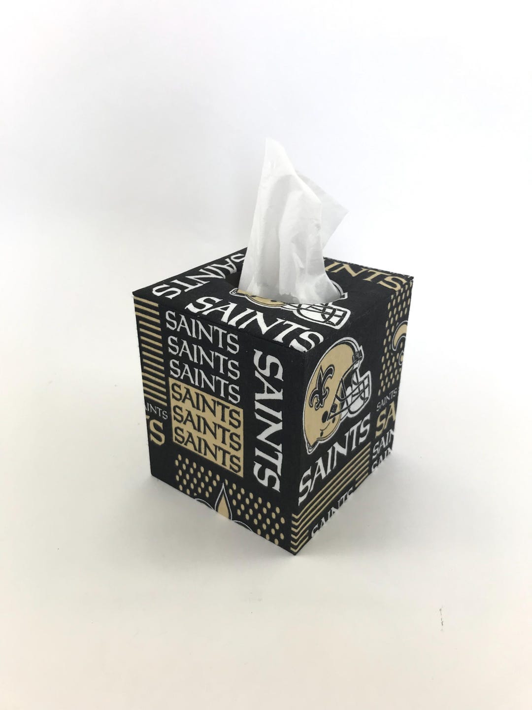 Tissue Box Cover Made With New Orleans Saints Fabric - Etsy