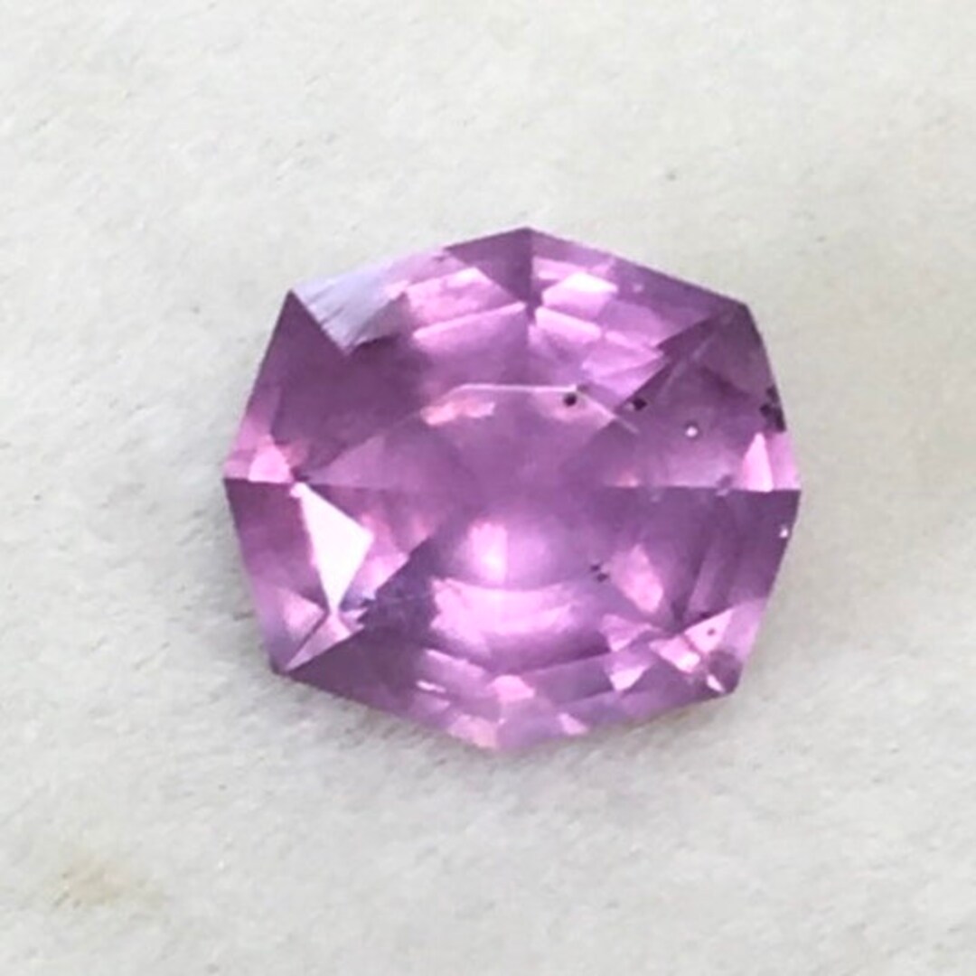 Opalescent Pink Sapphire 1.28 Cts, Pink Sapphire Ring/ Pink Sapphire ...