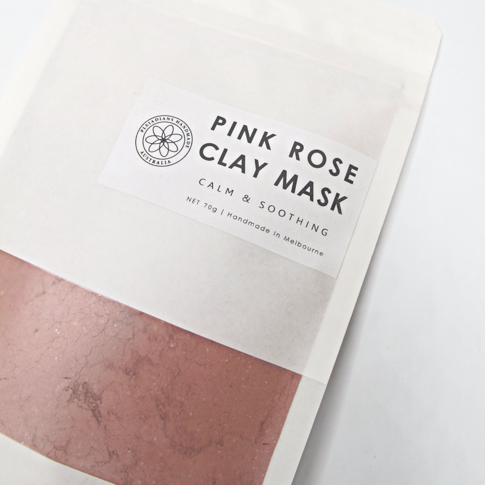 Pink Rose Facial Clay Mask for Sensitive Skin | Etsy