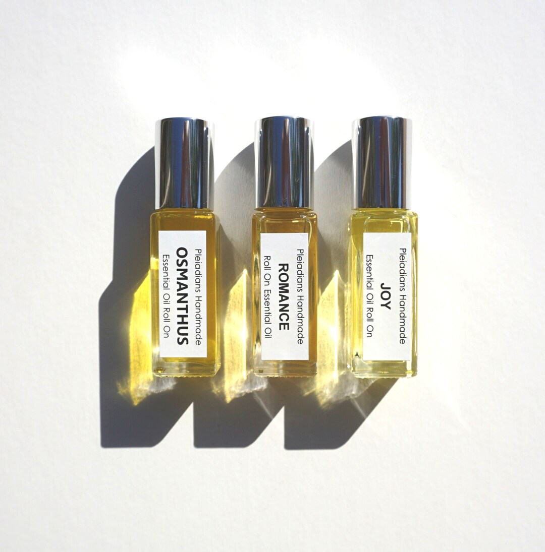 Essential Oil Roll on Perfume Trio Set With Organic Jojoba and Coconut ...