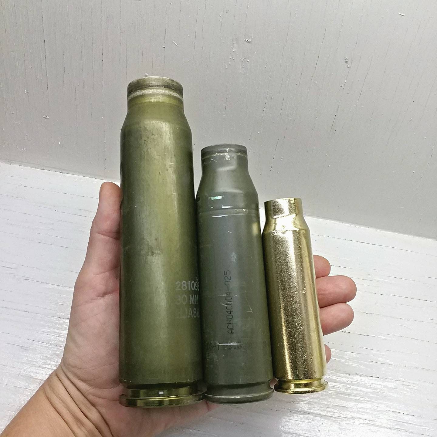 HUGE 30mm 25mm 20mm Empty Shell Casing You Choose Size | Etsy
