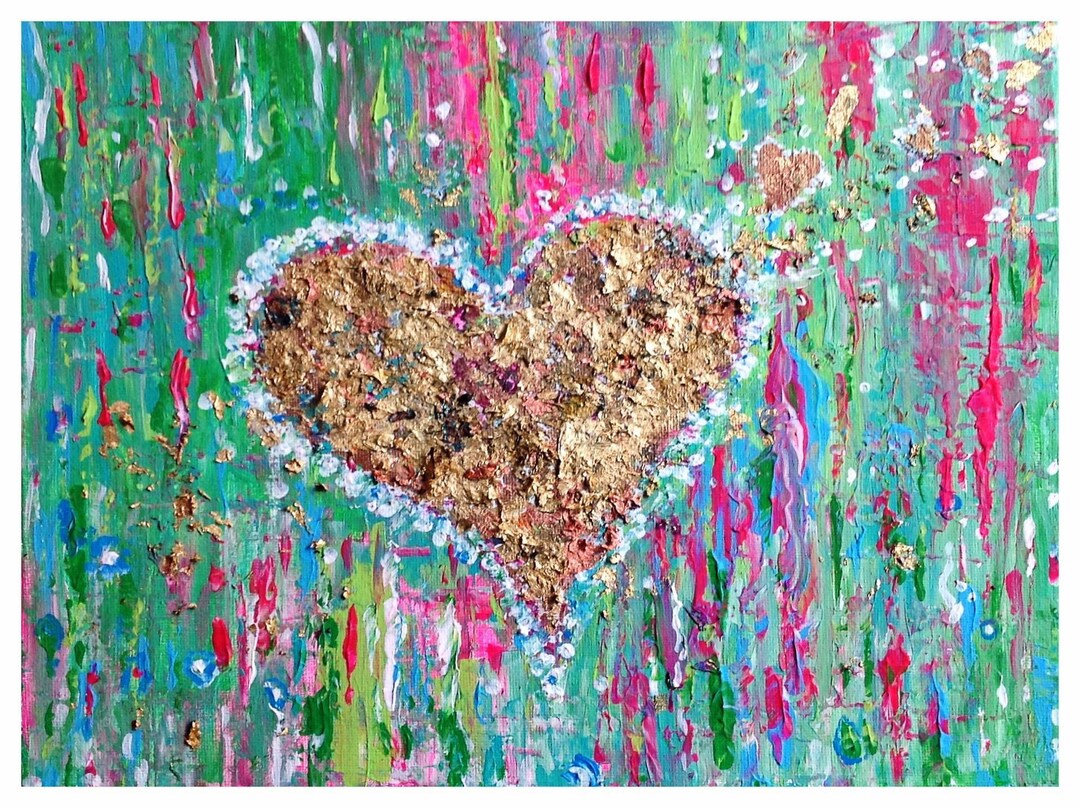 Abstract Heart| Painting | Heart Painting | Abstract | Original ...