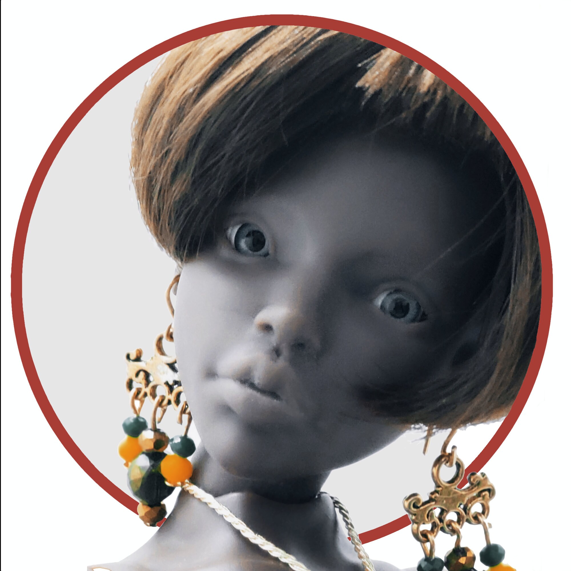 3d Printed Plus Size Dark Skin Tone BJD Doll 43 Cm - Etsy