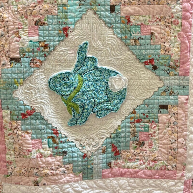 Bunny Baby Quilt - Etsy