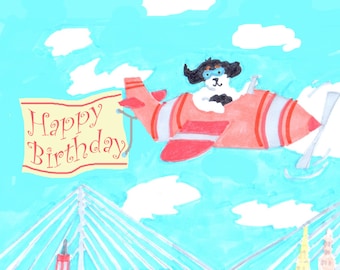 Airplane Thank You Cards Aviation Notecards Airplane Pilot