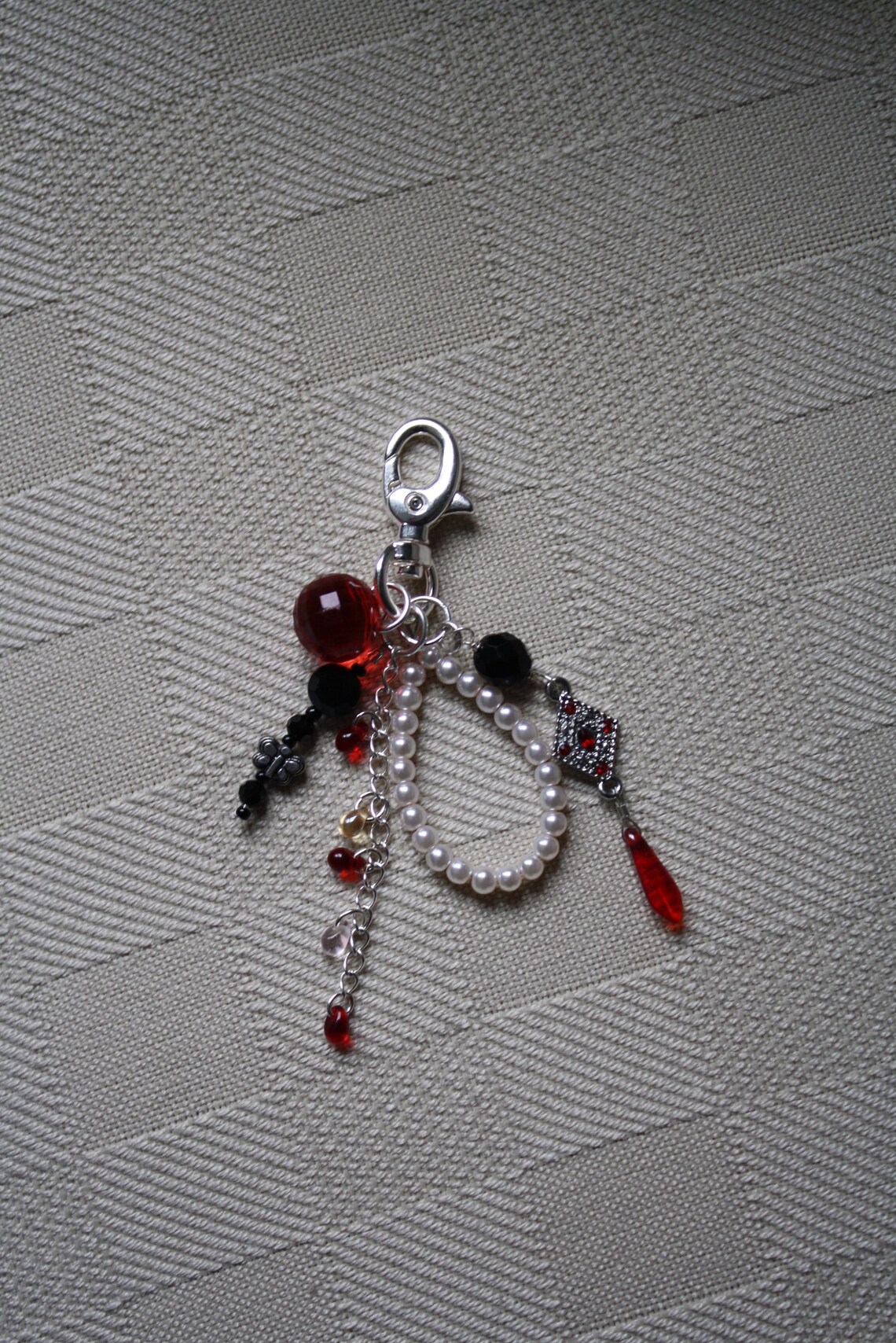Hua Cheng Hualian Red and Black Butterfly Keychain / Bag Charm - Etsy