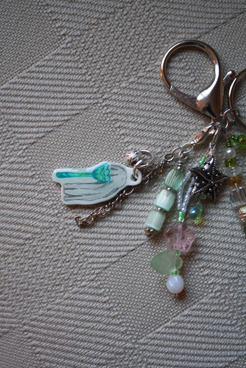 TGCF Shi Qingxuan, Wind Master Beefleaf Beaded Keychain / Bag Charm - Etsy
